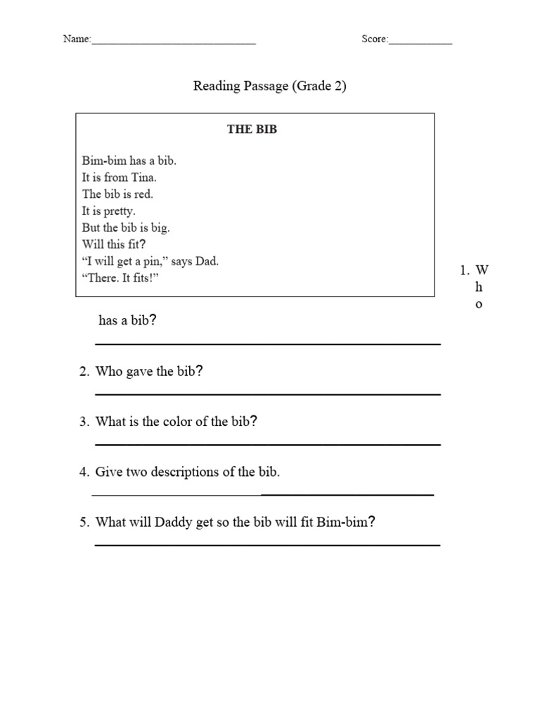 English-2-Reading-Passages | PDF