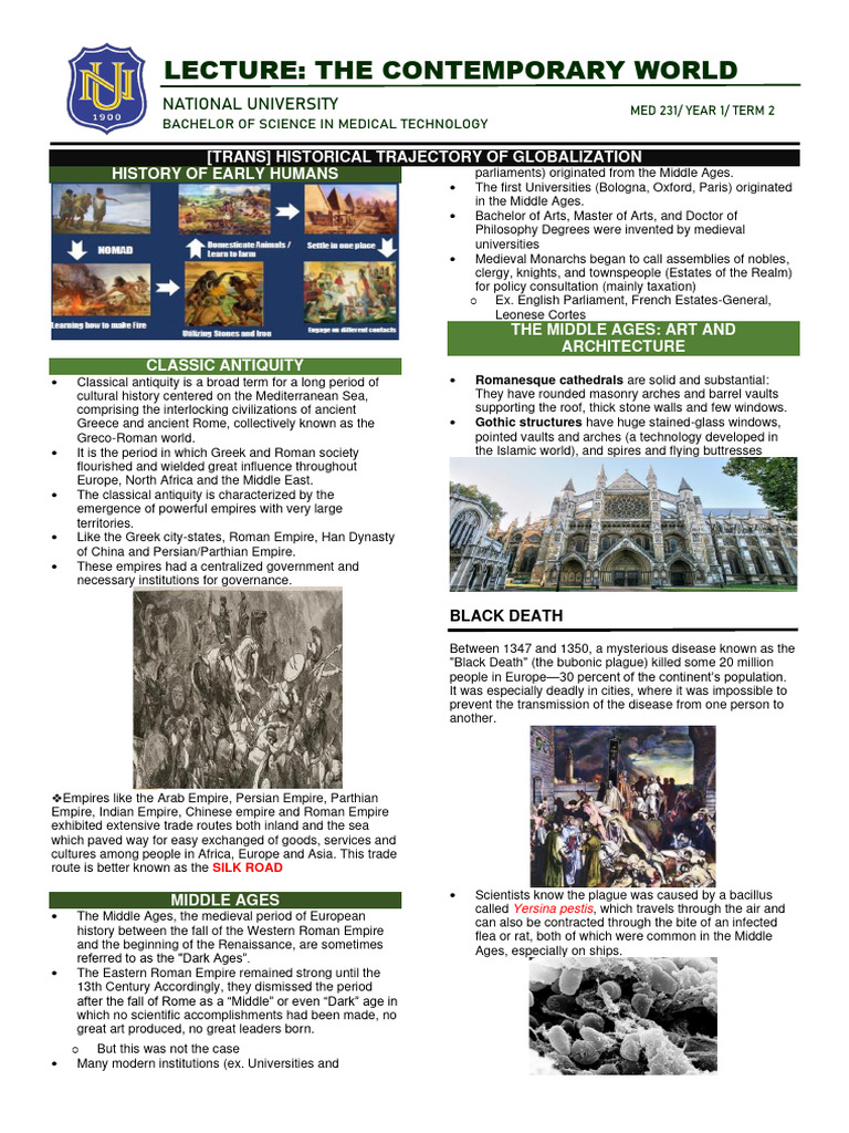 TCW 2.1 Historical Trajectory of Globalization (Trans) | PDF