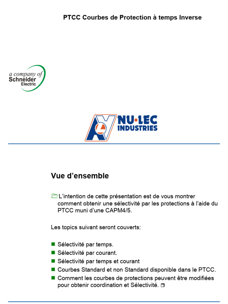 12 PTCC Inverse Time Curve Protection | PDF