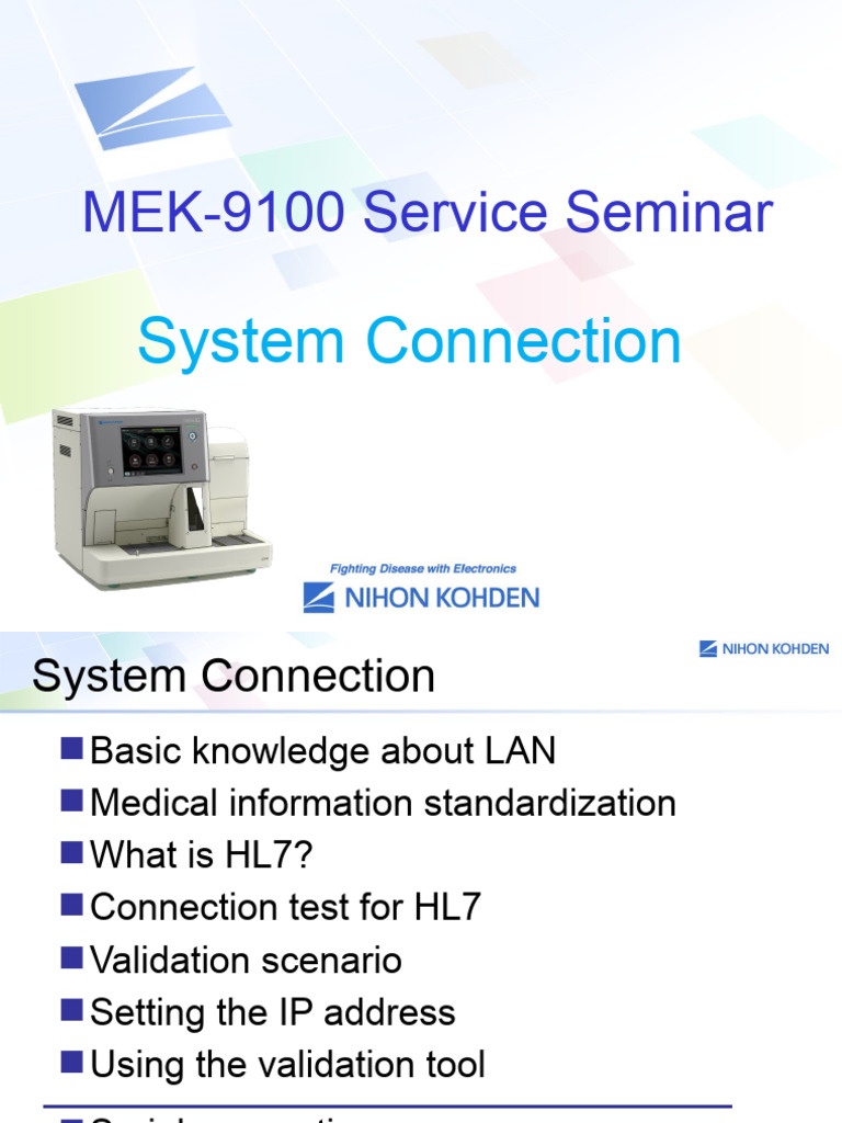 5 3 MEK 9100K SystemConnection | PDF