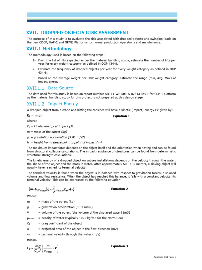 Dropped Object Reference Report | PDF