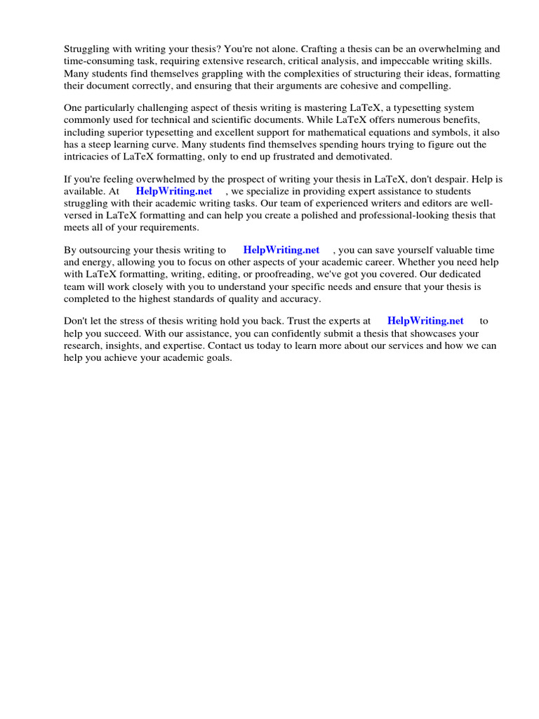 Tu Delft MSC Thesis Latex Template | PDF | Computers