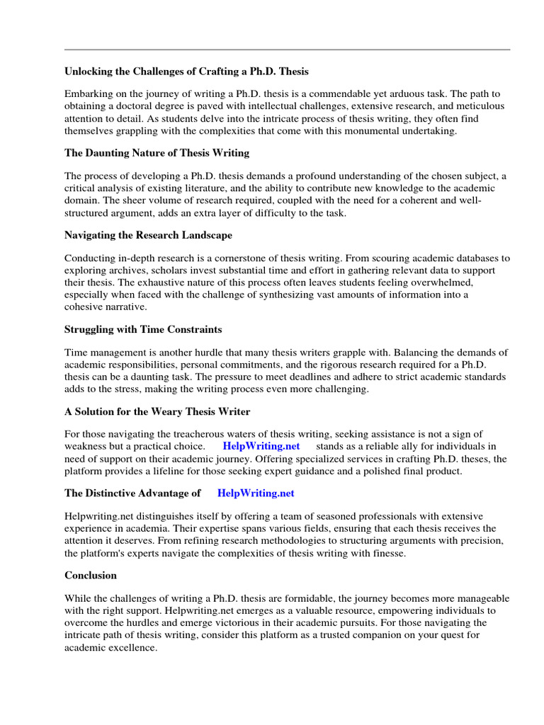 PHD Thesis Downloads | PDF