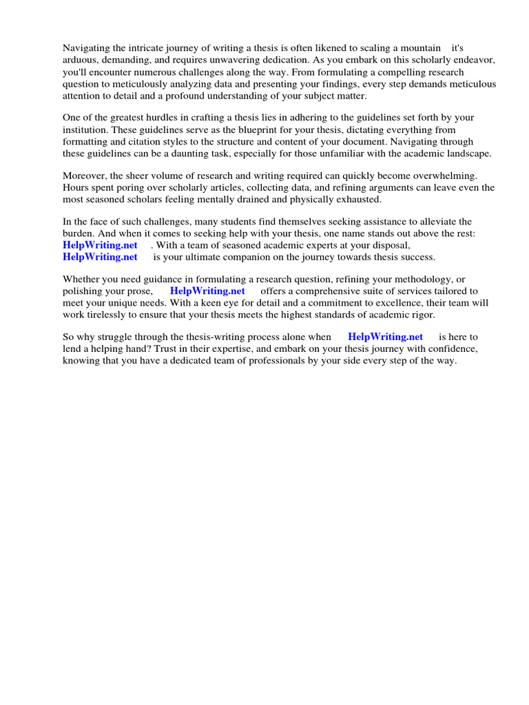 Odu Thesis Guidelines | PDF | Thesis