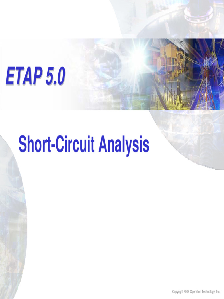 ETAP Short Circuit Analisis | PDF | Science & Mathematics | Technology ...