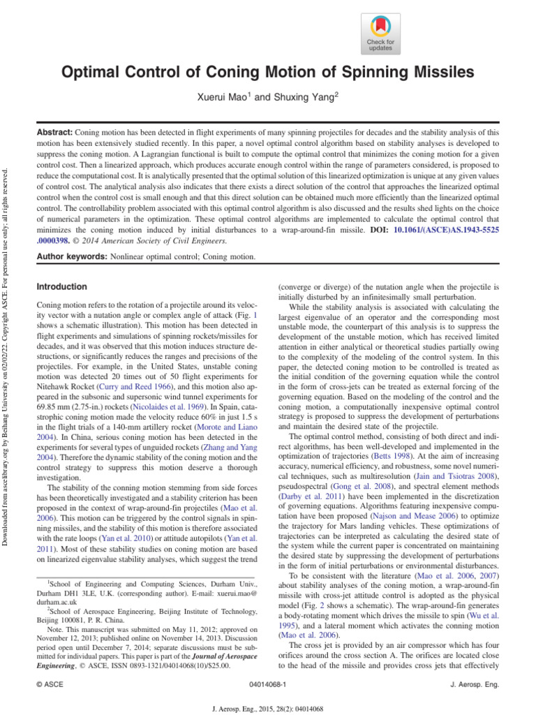 (Asce) As 1943-5525 0000398 | PDF | Mathematical Optimization | Optimal ...