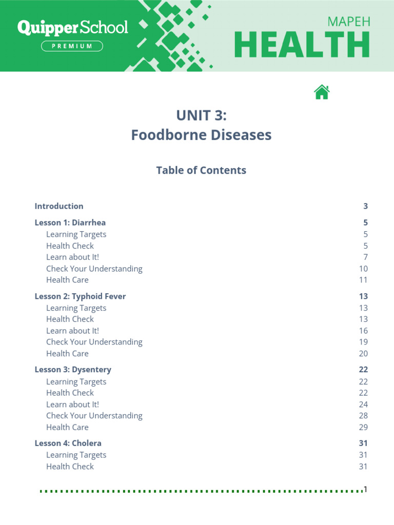 Health Unit 3 | PDF