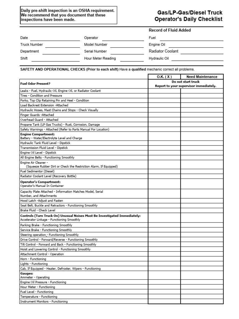 Checklist LP | PDF Checklist LP | PDF