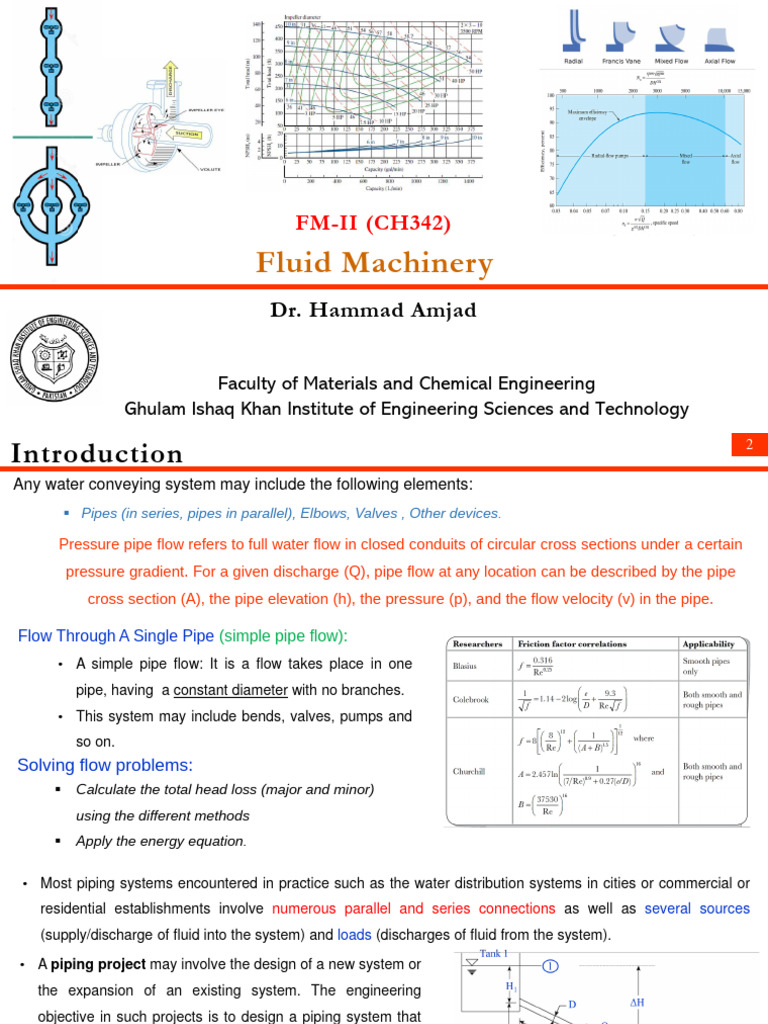 Pipe Flow Analysis and Design Techniques | PDF | Fluid Dynamics | Pipe ...