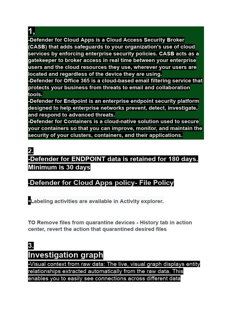 Basics of Microsoft Defender | PDF