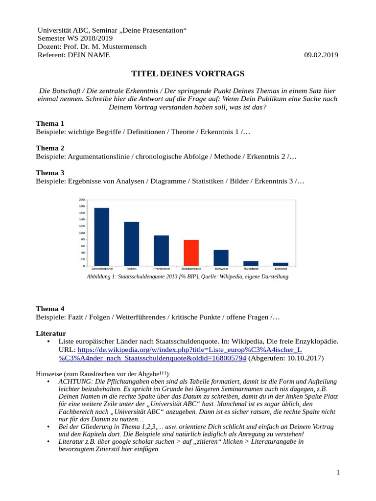 Handout Muster Uni LibreOffice Neu | PDF
