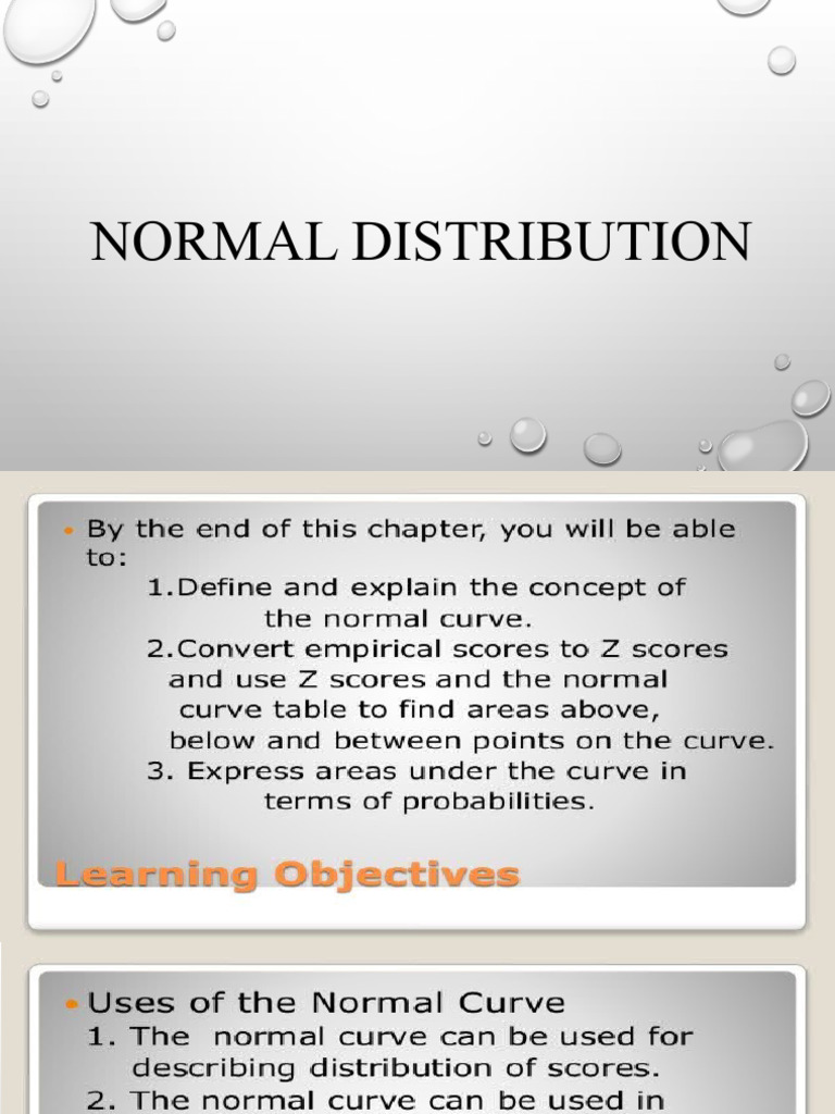 5.Normal Curve | PDF