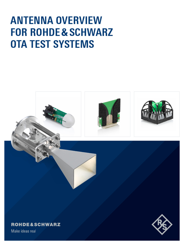 Antenna Overview OTA Test Systems - Fly - en - 3608 2136 32 - v0100 | PDF