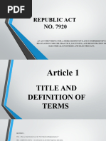 New Ee Law (Ra 7920) | PDF | Licensure | Electrician