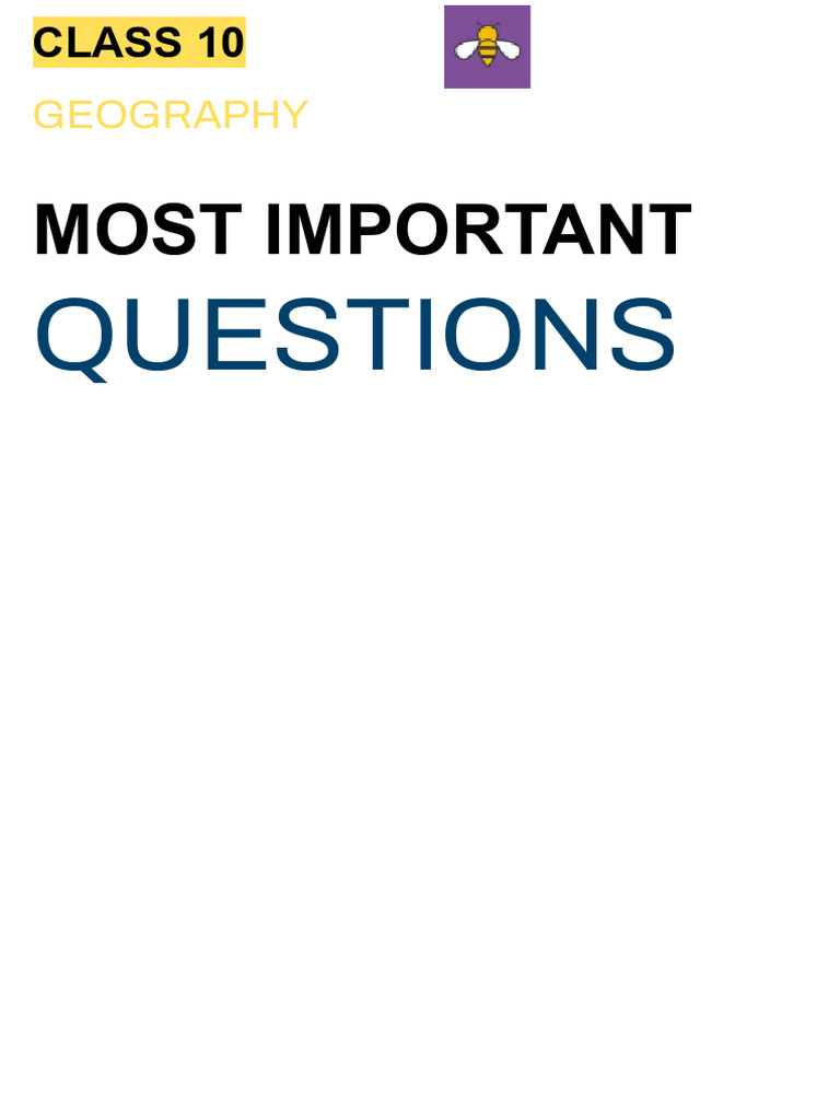 Geography Most Important Questions Prashant Kirad Pdf Renewable