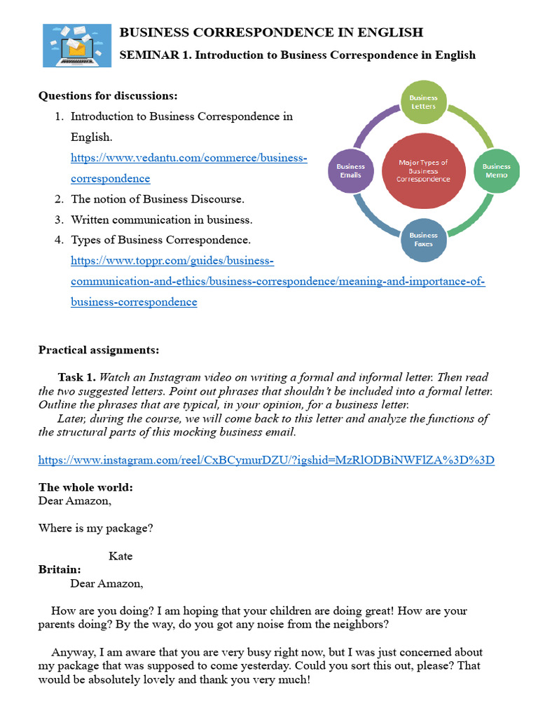 Seminar 1 - Plan and Assignments | PDF | Human Communication | Linguistics