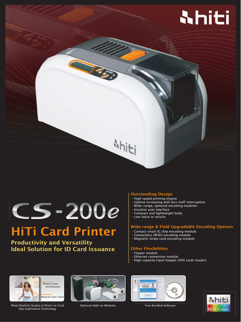 Printer Hiti Cs-200e | PDF
