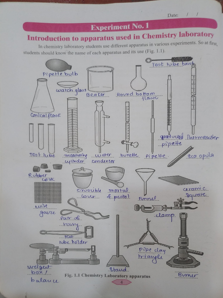 11 Th Chemistry Practical Book | PDF