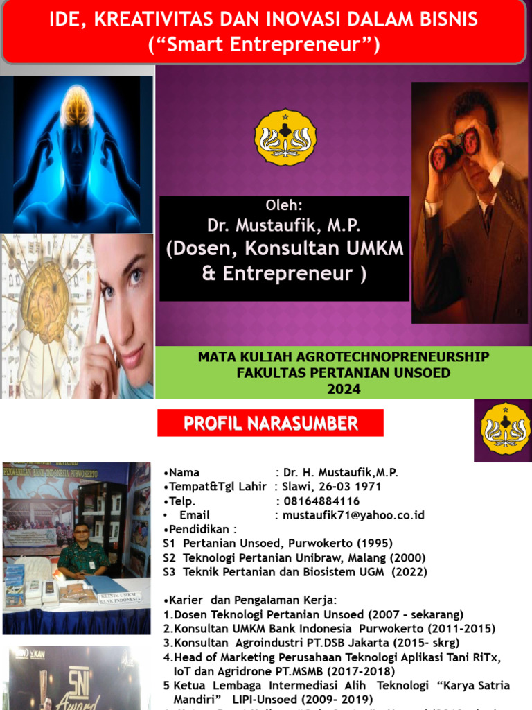 Ide, Kreativitas Dan Inovasi Wirausaha | PDF
