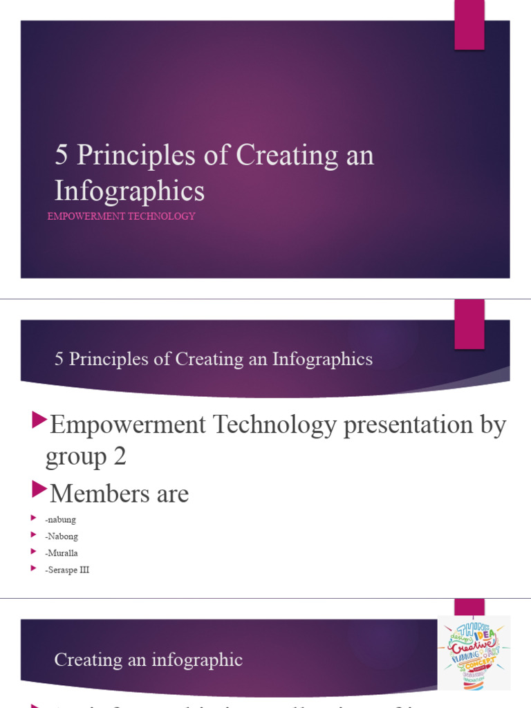 5 Principles of Creating An Infographics Emtech | PDF | Infographics ...