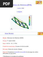 Cours RDM GM1-Etudiants-2024 | PDF | Résistance des matériaux | Élasticité (Physique)