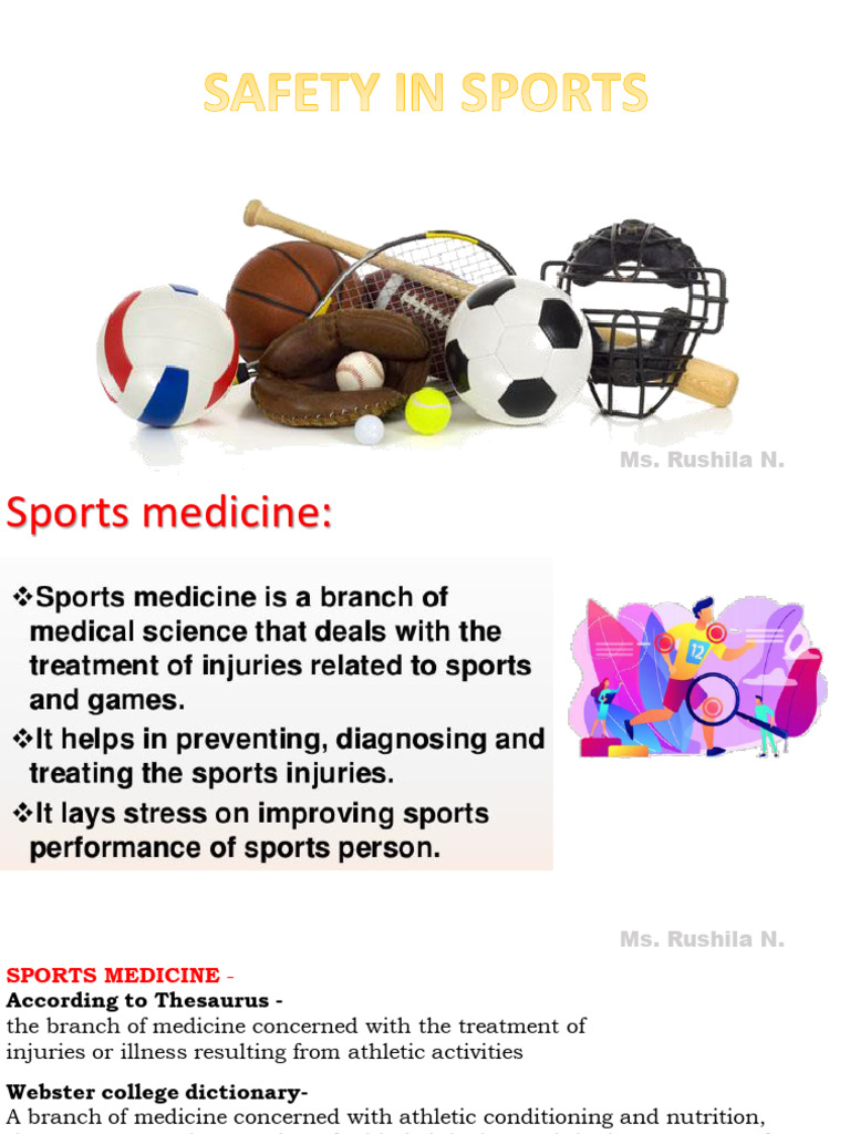 Safety in Sports | PDF | Knee | Diseases And Disorders