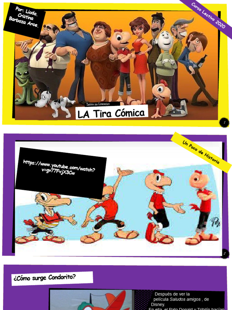 La Tira Cómica Explicación | PDF | Personajes de cómic | Cómics