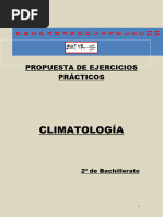 Climas de España: Ejercicios y Análisis | PDF | Clima | Precipitación