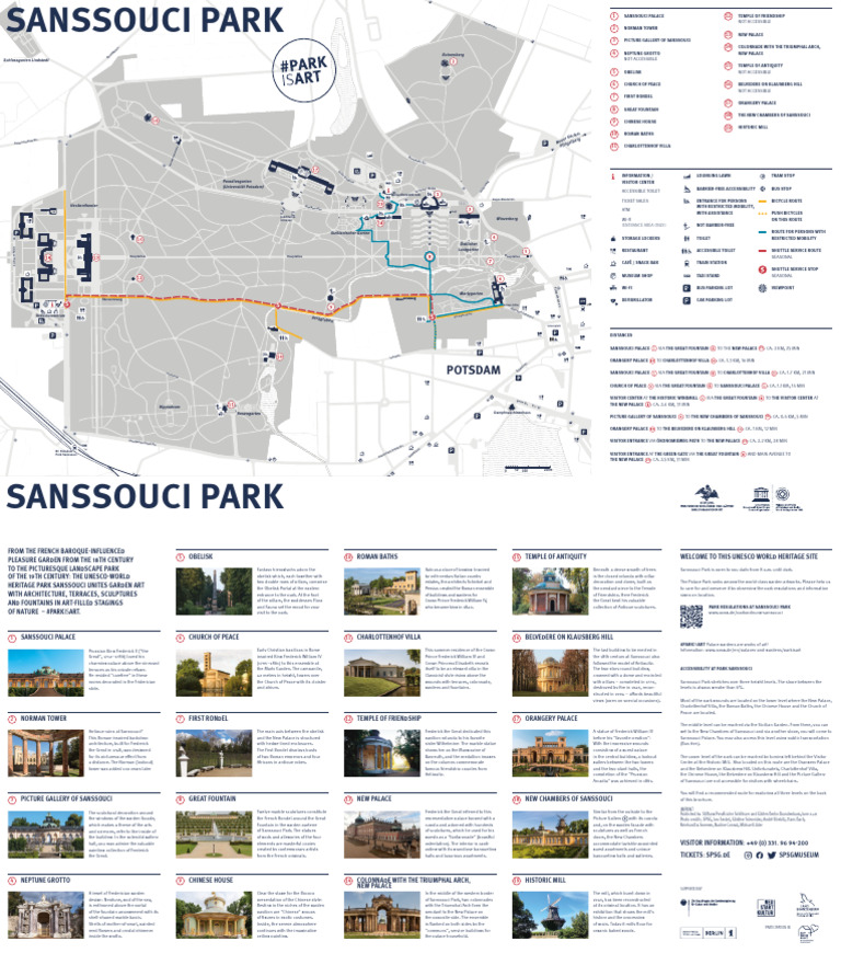 SPSG Service Map Park Sanssouci EN | PDF
