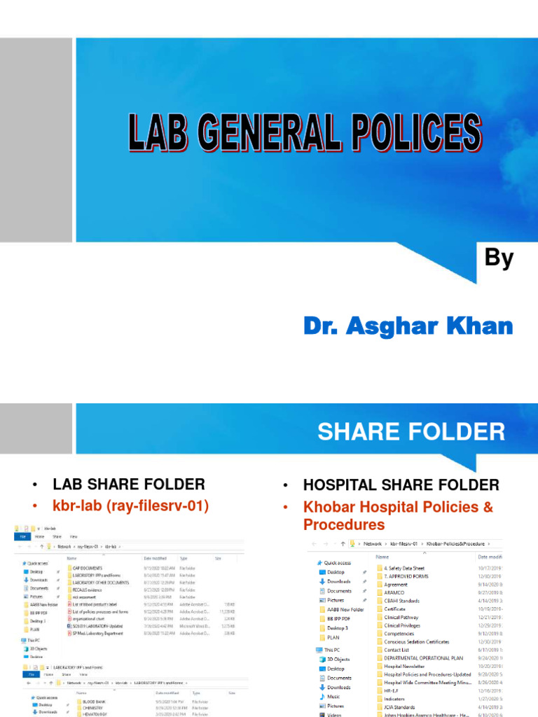 Lab General Policies | PDF