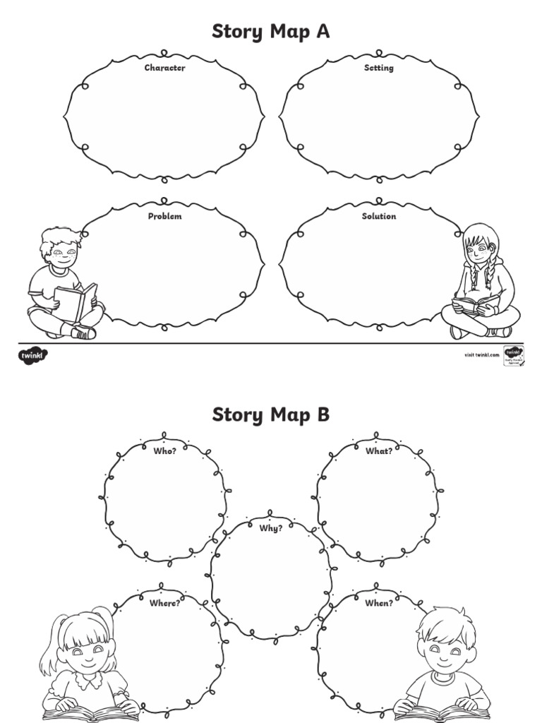 T L 1953 Story Map Worksheets Pack Ver 4 | PDF