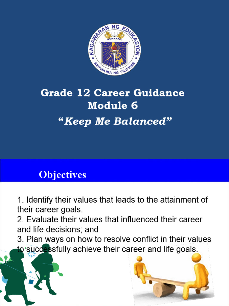 Grade 12 Career Values and Guidance | PDF | Happiness | Goal