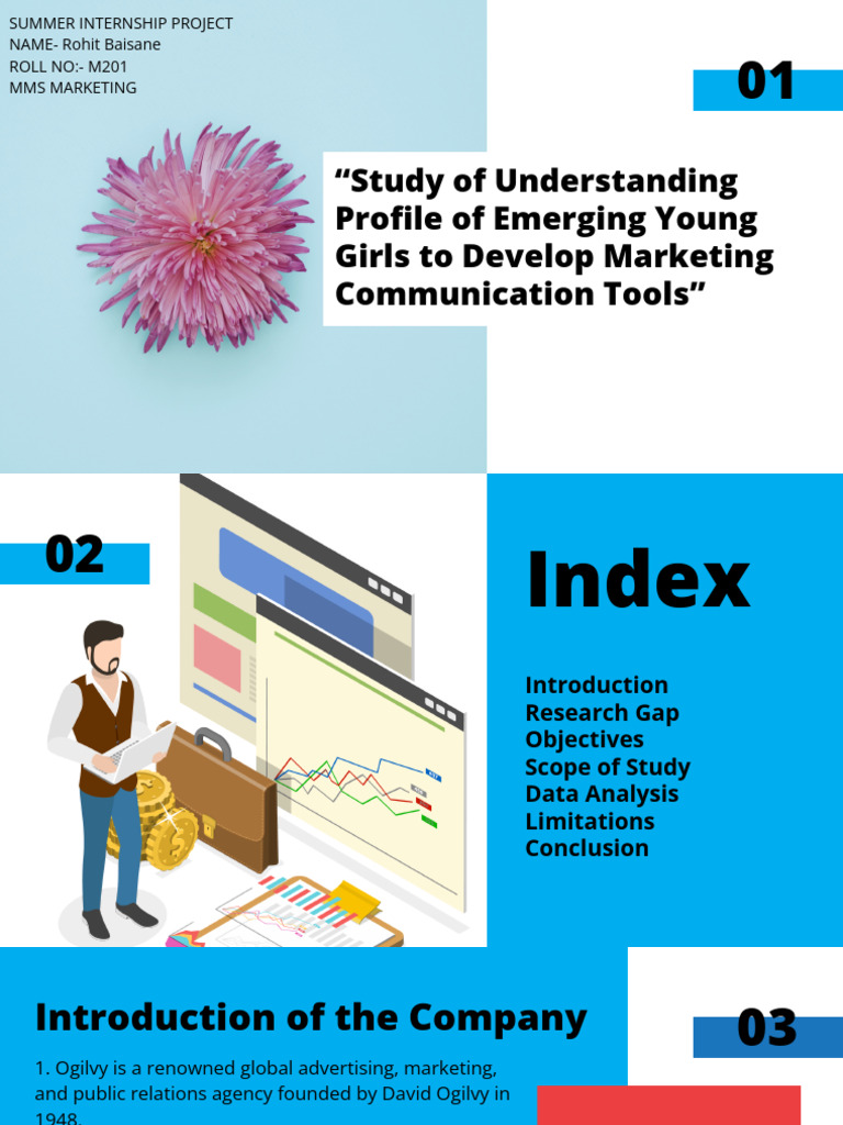 Study of Understanding Profile of Emerging Young Girls To Develop Marketing Communication Tools ...