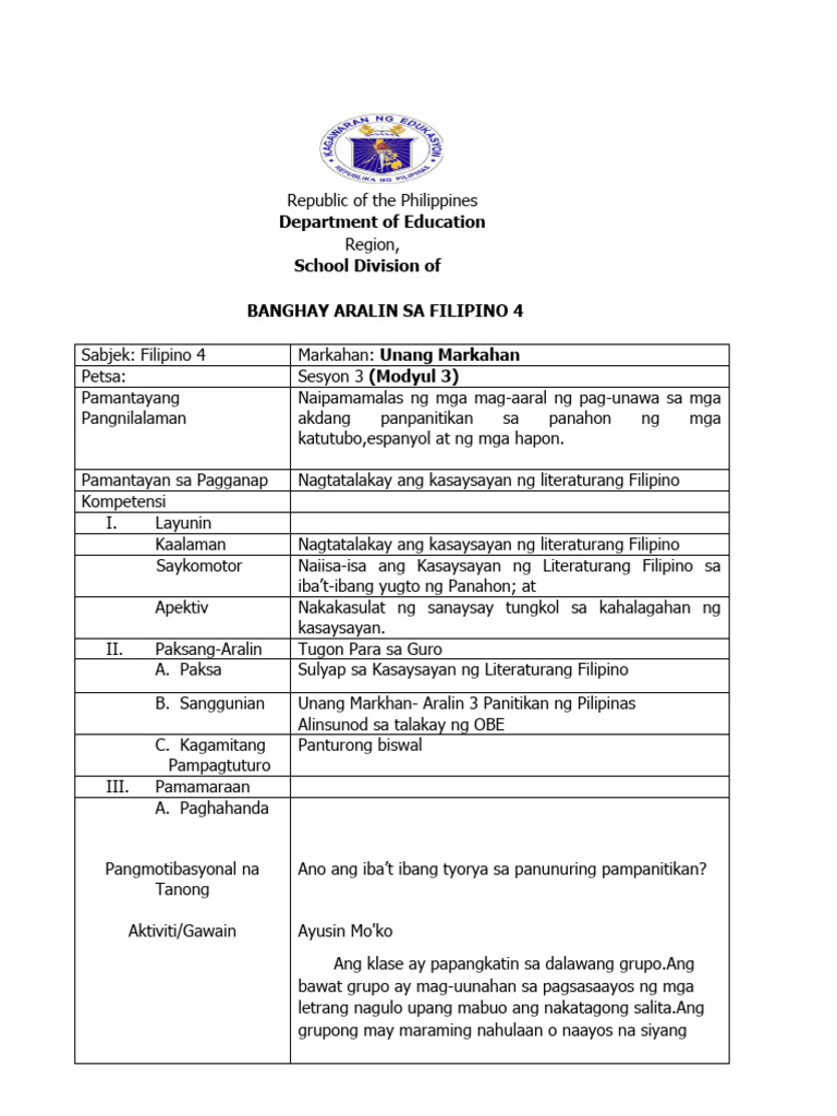 REVISED-PANITIKAN-LP (1) | PDF