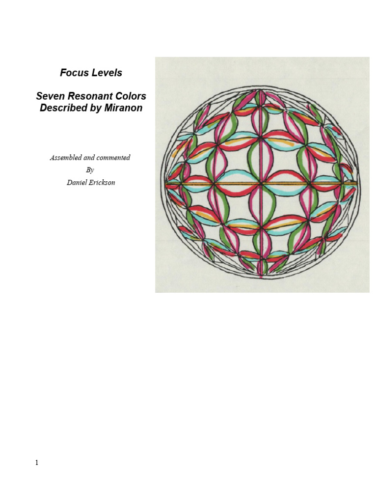 Focus Levels - Seven Resonant Colors Described by Miranon | PDF