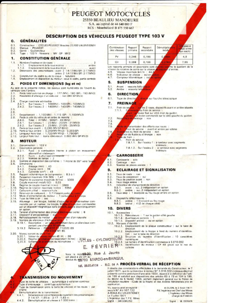 Certificat mines 103 sp | PDF