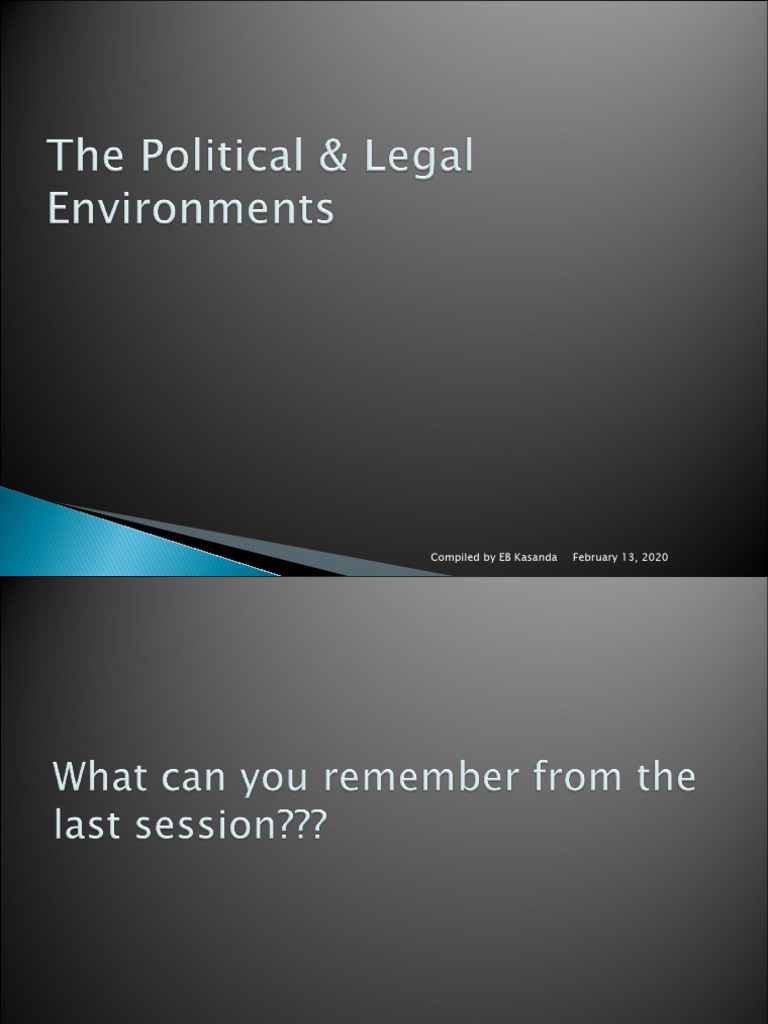 Unit 2 - Political Environment | PDF
