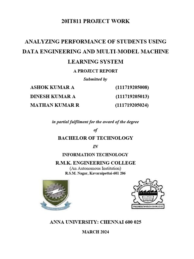 Sample Project Report | PDF | Data Mining | Machine Learning
