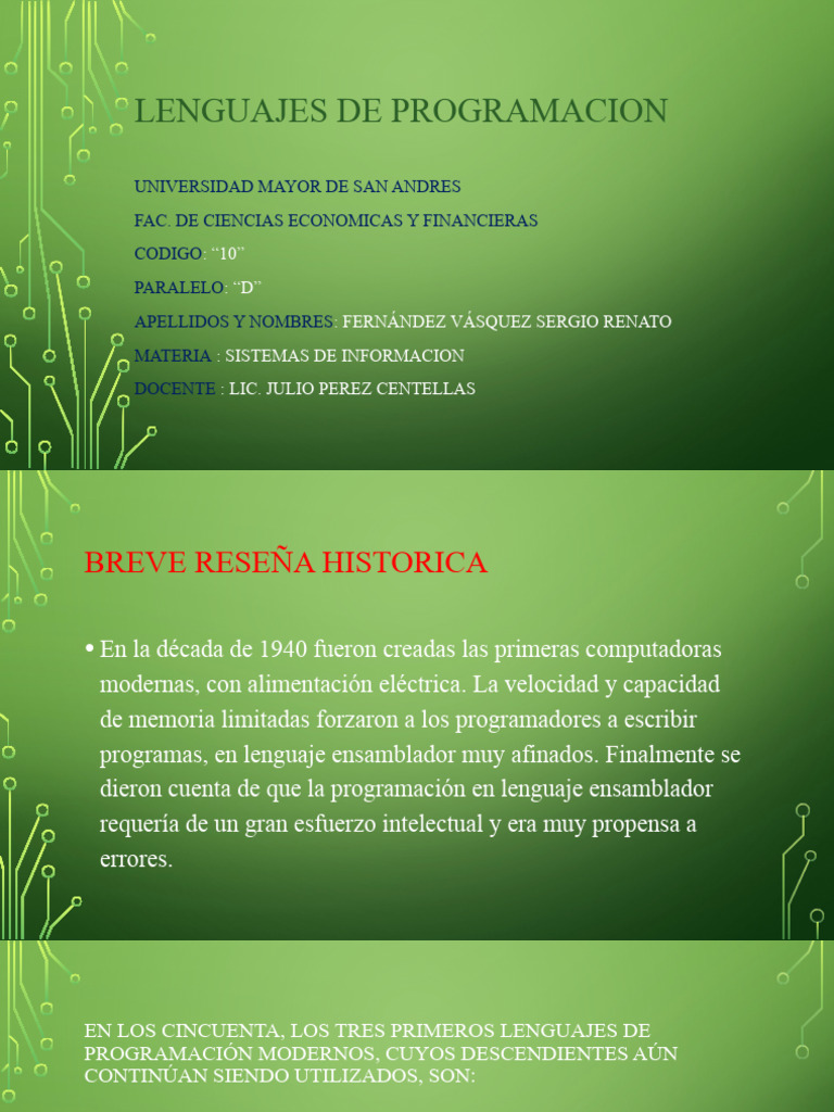 Lenguajes de Programacion | PDF | Lenguaje de programación | Programación de computadoras