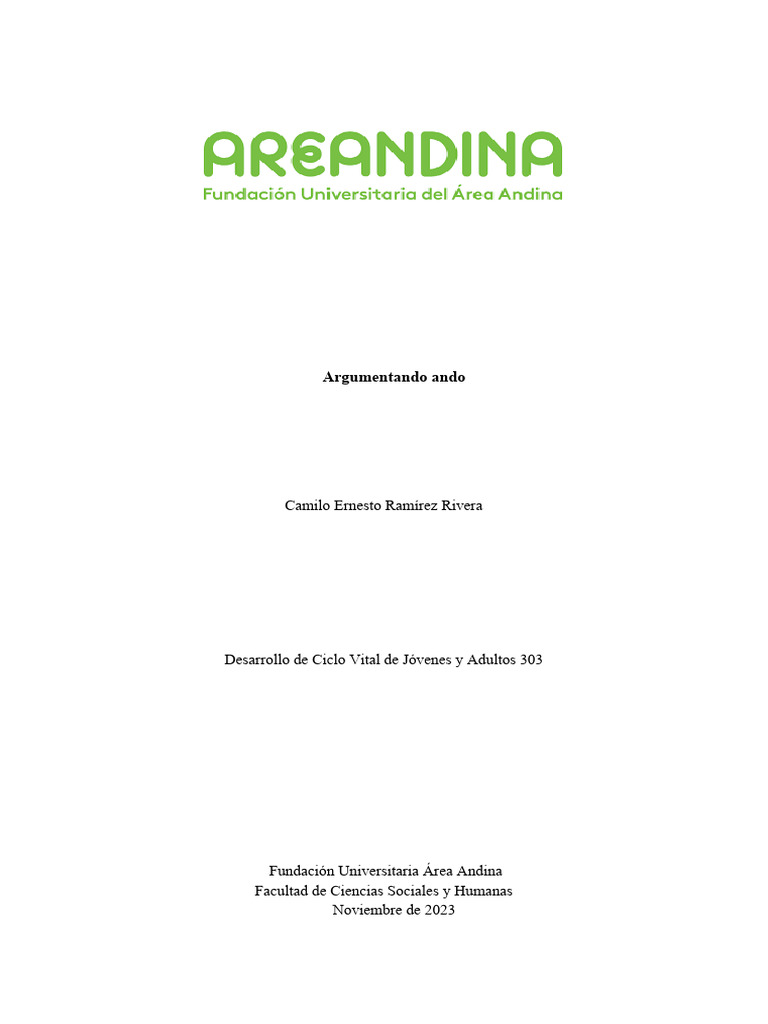 Argumentando Ando | PDF