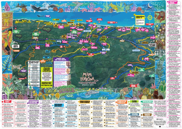 Mapa Tayrona Turistico | PDF