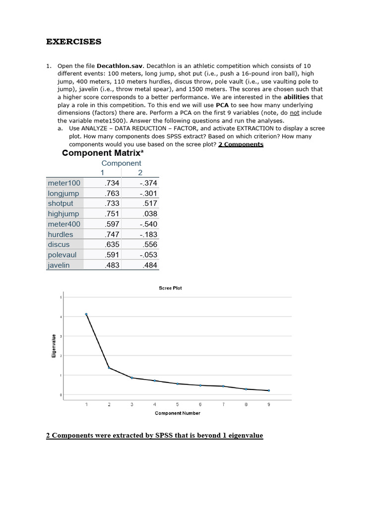 Exercises 10 PCA Field Eds 4 and 5 | PDF | Teaching Methods & Materials