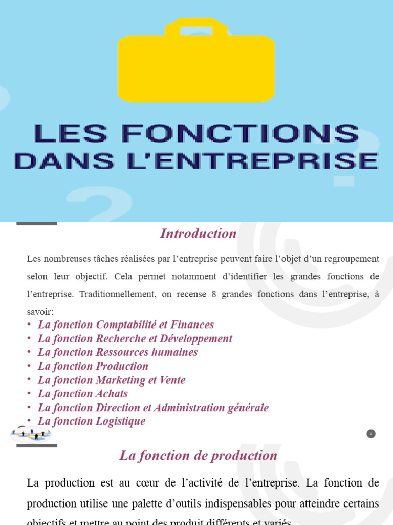Les Fonctions de L'entreprise | PDF | Recrutement | Commercialisation