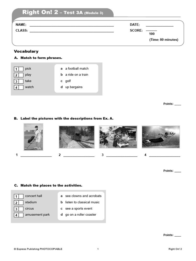 07 Right On 2 - Test | PDF