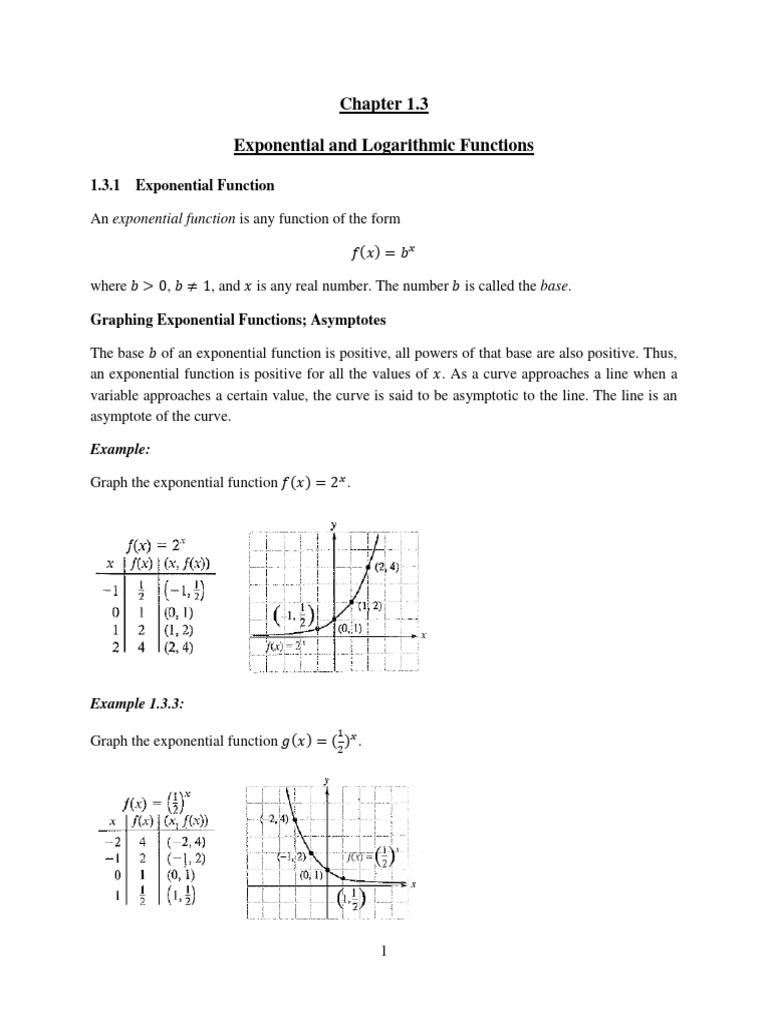 Exponential Logarithmic Guide Pdf Teaching Methods Materials