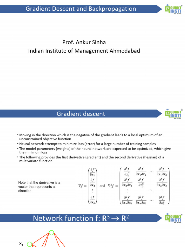 Session 3.2 Gradientdescent Backpropagation | PDF