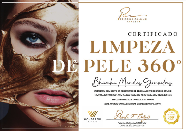 Bhianka - Certificados Método 360º Maio 2023 - Priscila Calijuri ...