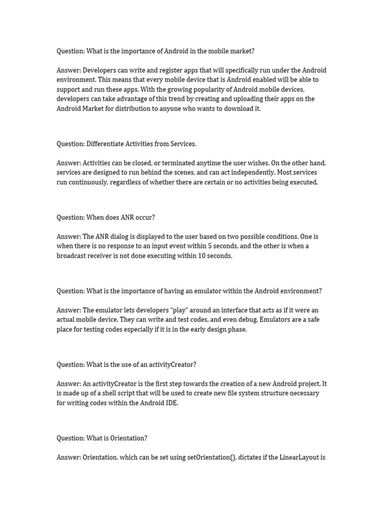 Understanding Android Development Essentials | PDF | Android (Operating System) | Mobile App