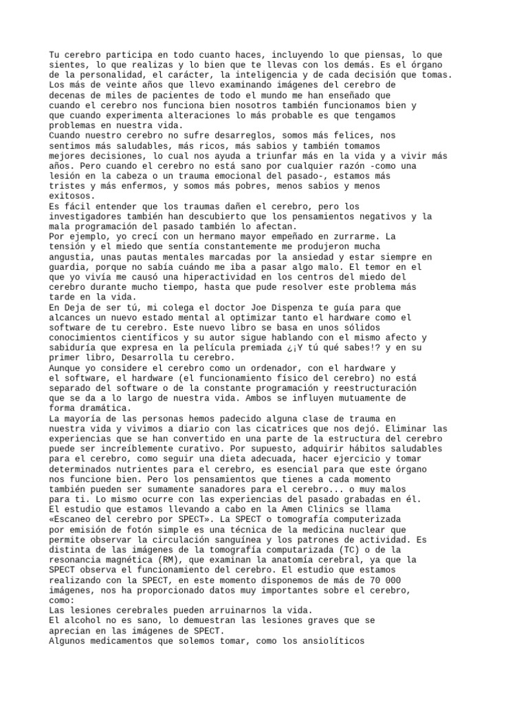 Meca Net Deja de Ser Tu Nivel 1 | PDF | Sicología | Neurociencia