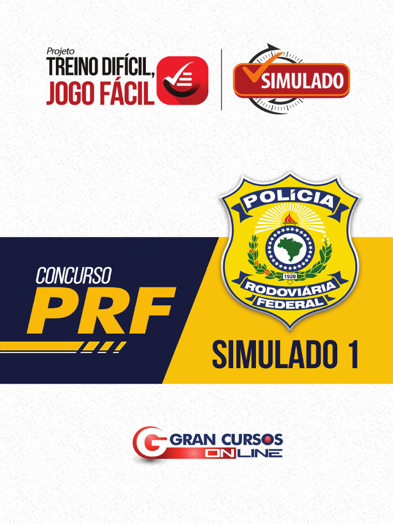 Simulado PRF 2018 - Com Gabarito | PDF